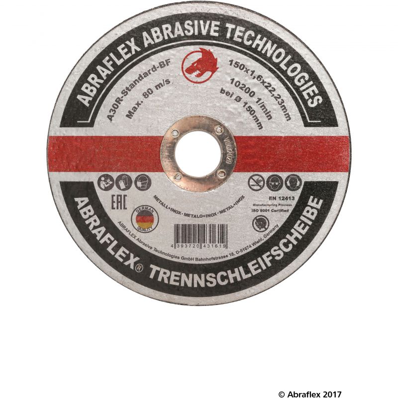 Круг отрезной ABRAFLEX A30R Standard BF 150X1,6X22,23 купить в Москве ...