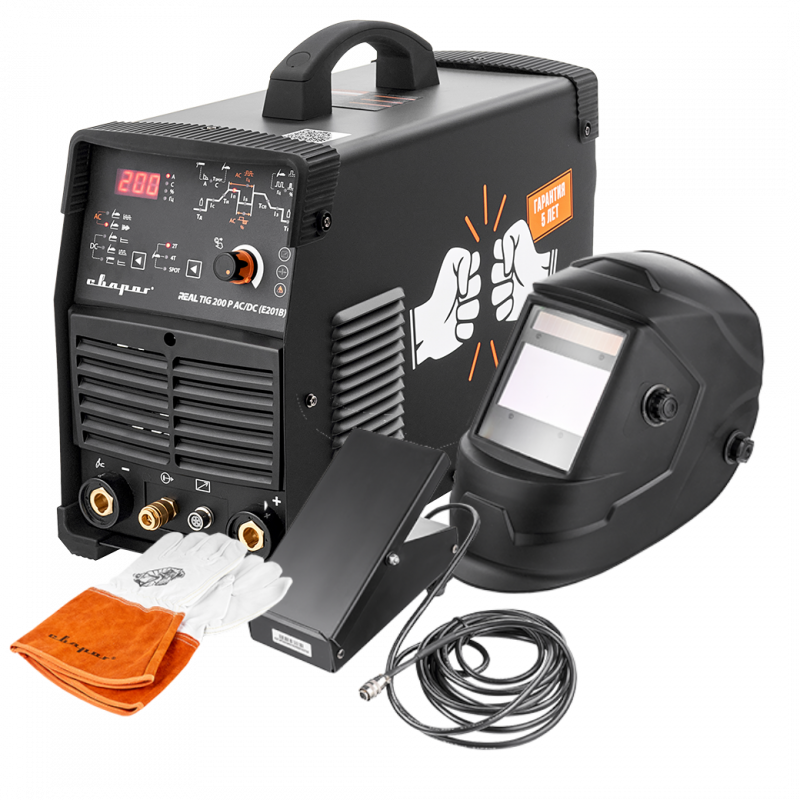 Сварочный инвертор Сварог REAL TIG 200P AC/DC (E201B) Black купить в ...