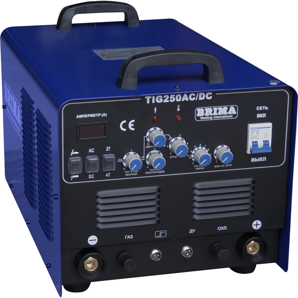 Сварочный инвертор BRIMA TIG 250 AC/DC купить: цена, характеристики ...