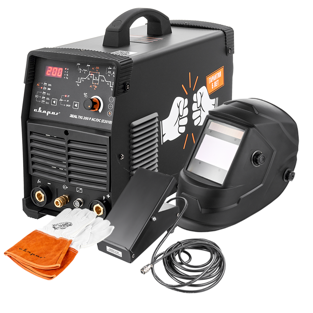 Сварочный инвертор Сварог REAL TIG 200P AC/DC (E201B) Black купить в ...